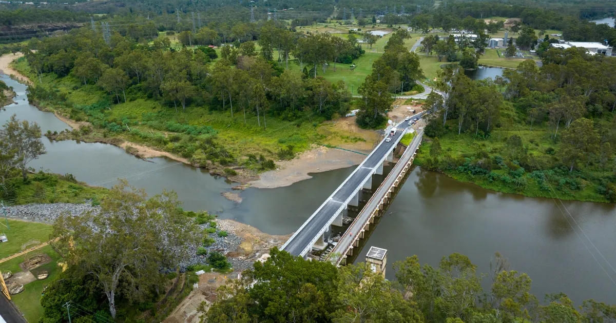 New Mount Crosby Vehicle Bridge opens to traffic - BMD